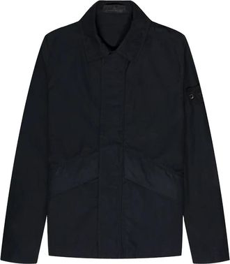 Stone Island Ghost Overshirt Jacke - - Jackets - Herren - Schwarzk - M