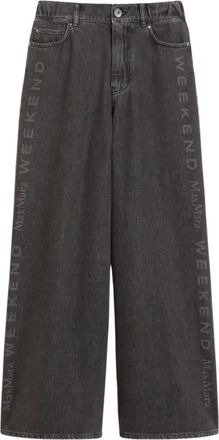 Max Mara Femme, Jeans, Gris, Taille: 42 FR Authentic Cotton Denim Jeans