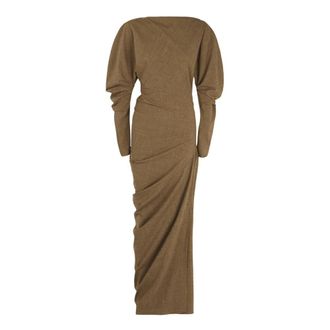 Cortana Timeless Dress - - Dresses - Damen - Braun - S