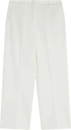 Liviana Conti Punto Milano Cropped Hose - - Trousers - Damen - Wei&szlig; - M