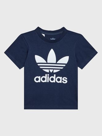 adidas T-Shirt Trefoil Tee HK7503 Dunkelblau Regular Fit