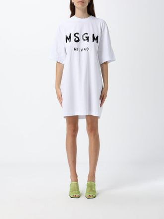 Msgm Robe Femme couleur Blanc