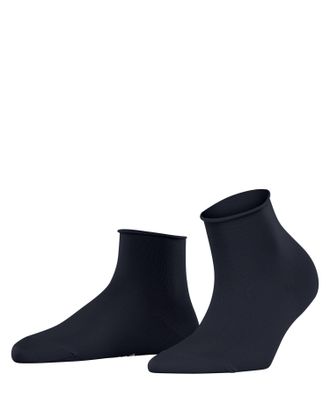 Falke Damen Socken Cotton Touch W Sso Baumwolle einfarbig 1 Paar, Blau Space Blue 6116, 39-42