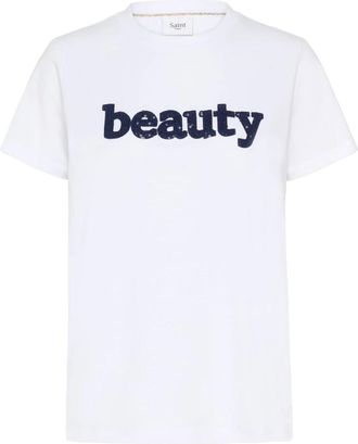 Saint Tropez Femme, Tops, Blanc, Taille: 40 FR AsterSZ Top