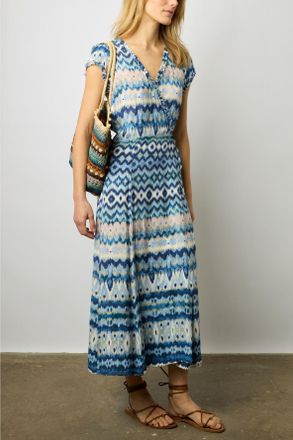 Gerard Darel Robe longue portefeuille - EMILYA - Indigo