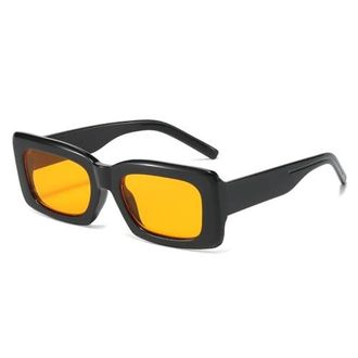 Generic Lunettes De Soleil Carr&eacute;es For Hommes, Id&eacute;ales For Les Activit&eacute;s Plein Air, Vacances Ou D&eacute;placements(Yellow)