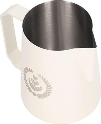 CHICIRIS Haofy Pichet &agrave; Mousse de Lait 450 Ml en Acier Inoxydable avec Bec &eacute;troit pour Verser sans Gouttes, Pichet &agrave; Mousseur pour Latte Art, Cuisine &agrave; Domicil