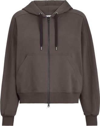 Brunello Cucinelli zip-fastening hoodie - Braun