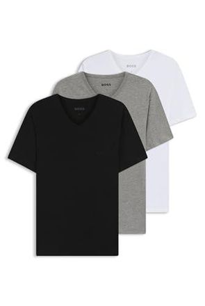 BOSS Hugo Boss T- Shirt VN Co/Tshirtvn 3p Classic, Assorted Pre-pack999, S Homme