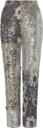 Maison Margiela Femme, Pantalons, Multicolore, Taille: 40 FR Slim-fit Pantalons