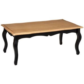 Atmosphera Atmosphera - Table basse Chrysa noir 110x60cm cr&eacute;ateur dint&eacute;rieur