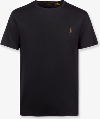 Ralph Lauren Cotton t-shirt with Logo embroidery - POLO RALPH LAUREN - gender_Man
