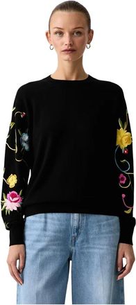 Kenzo Pull &agrave; col rond - Femme - Pulls - Noir - Taille: 36 FR