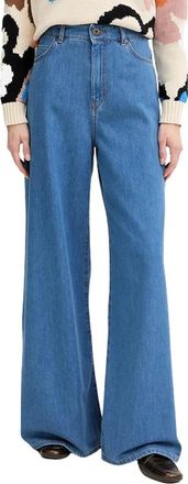 Max Mara Femme, Jeans, Bleu, Taille: 38 FR Pantalone in denim