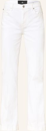 7 For All Mankind Flared Jeans Dojo Tailorless weiss