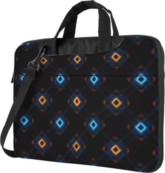 Generic Sac pour ordinateur portable de 15,6, housse abstraite avec bandouli&egrave;re pour ordinateur portable, r&eacute;sistante aux chocs, pour homme et femme, multicolo