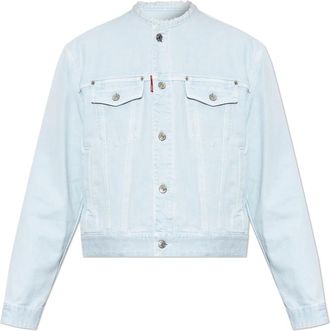 Dsquared2 Homme, Vestes, Bleu, Taille: L Veste en jean avec poches