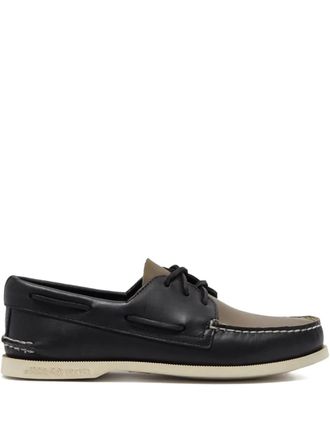Sperry Top-Sider chaussures bateau A/O 3 Eye Black/White - Noir