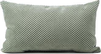 Gözze Kissen Sven, Dekokissen in genoppter Optik, Weiches Sofakissen mit Füllung, 100% Polyester, 30 x 50 cm - Eukalyptus