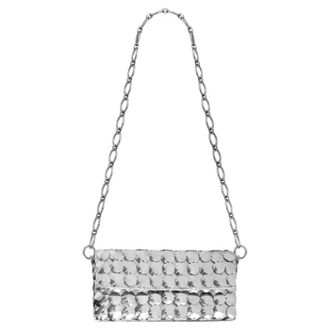 Paco Rabanne Metall Schultertasche - - Bags - Damen - Grau - ONE SIZE