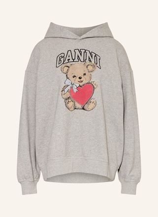 Ganni Oversized-Hoodie grau