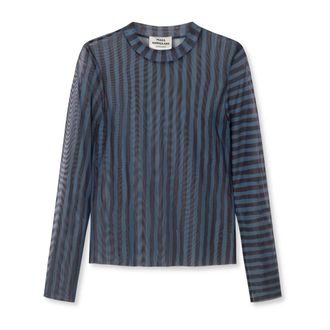 Mads Norgaard Langarmshirts - - Blouses & Shirts - Damen - Mehrfarbig - XS
