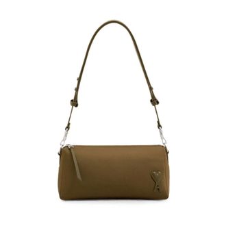 Ami Femme, Sacs, Vert, Taille: ONE Size Marcel Nylon Shoulder Bag
