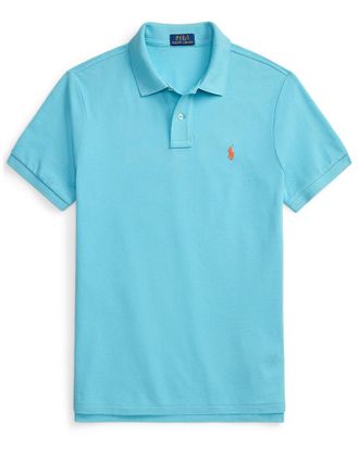 Ralph Lauren Piqu&eacute;-Poloshirt aus Baumwolle mit Logo-Stickerei, Slim Fit in