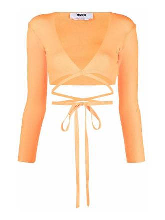 Msgm M. S.G. M. Top - Orange