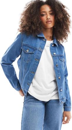 Brave Soul Veste en jean - Bleu moyen