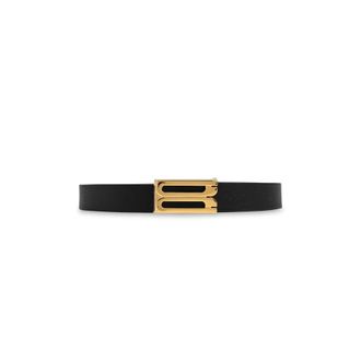 Victoria Beckham Femme, Accessoires, Noir, Taille: 70 CM Leather Belt
