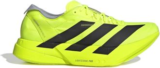 adidas Adizero Adios Pro 4 Herren-Laufschuhe, Lemon Black Silver, 40 2/3 EU