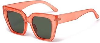 Generic Lunettes De Soleil Carr&eacute;es For Hommes, For Les Vacances, Sports Plein Air, Femmes, Trajets Quotidiens(Brown)