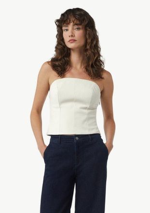 Comma Blusentop Bluse Hochwertige Corsage mit seitlichem Rei&szlig;verschluss