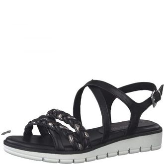 Marco Tozzi Sandale cale by Guido Maria Kretschmer 2-28608-42 Femme, Noir Comb, 38 EU