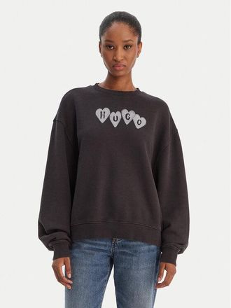 HUGO BOSS Sweatshirt Deroxina 50555824 Schwarz Regular Fit