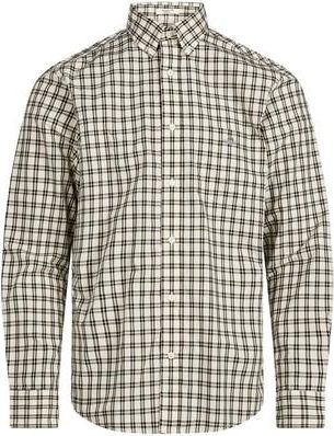 GANT Chemise droite col boutonn&eacute; &agrave; carreaux en coton