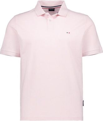 Daniel Hechter Herren Polo-Shirt rosa Baumwoll-Piqu&eacute;