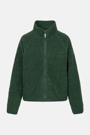 Derbe Derbe Damen Fleecejacke Kuschelby Gr&uuml;n Teddy