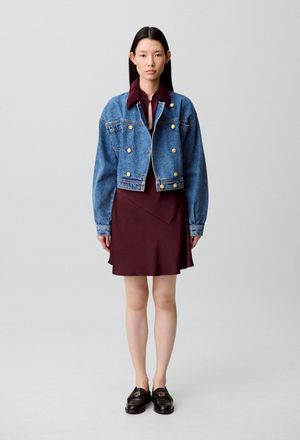 Claudie Pierlot Kurzes Flie&szlig;endes Kleid