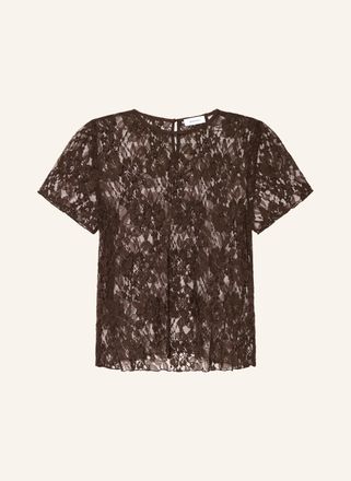 Darling Harbour Darling Harbour Blusenshirt Aus Spitze braun