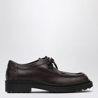 Bottega Veneta Braune Ben-Schn&uuml;rschuhe