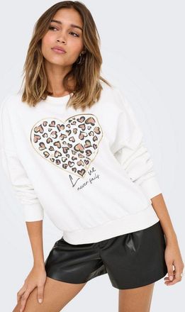 Only Sweatshirt ONLTAMMIE L/S LEO PRINT O-NECK SWT
