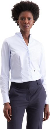 Seidensticker Damen Kleid - Regular Fit - Gestreift - Langarm - Kelchkragenbluse - 100% Baumwolle