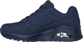 Skechers Damen UNO Stand On Air Turnschuhe, Dark Navy Durabuck/Mesh, 36.5 EU