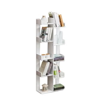 Generic 3-5-stufiges Baum-B&uuml;cherregal, vertikales B&uuml;cherregal, schmales, mehrschichtiges Design spart Platz, for Aufbewahren von B&uuml;chern, CDs und Zeitschrifte