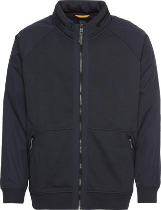 Camel Active Herren Sweatjacke mit einrollbarer Kapuze Dunkelblau menswear-5XL