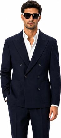 Dolce & Gabbana Homme, Vestes, Bleu, Taille: M Veste Crois&eacute;e