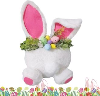 Generico Kr&auml;nze f&uuml;r Hauptt&uuml;r, k&uuml;nstliche Dekoration | T&uuml;rdekoration mit Hasenk&ouml;rben, f&uuml;r Garten Party Geburtstag Hochzeit