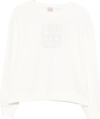 Marella Femme, Sweatshirts et sweats &agrave; capuche, Blanc, Taille: 40 FR SweaT-shirts